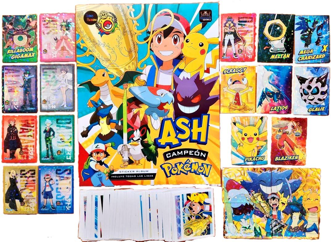 Pokémon, Ash Campeon: Álbum Completo A Pegar - Álbum Físico