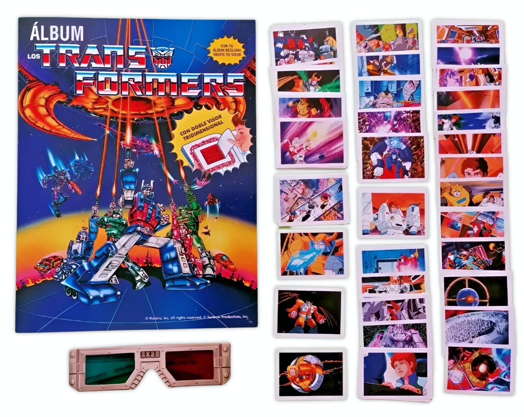 Transformers 80' Tridimensional [Tapa Blanda]: Álbum Completo A Pegar ...