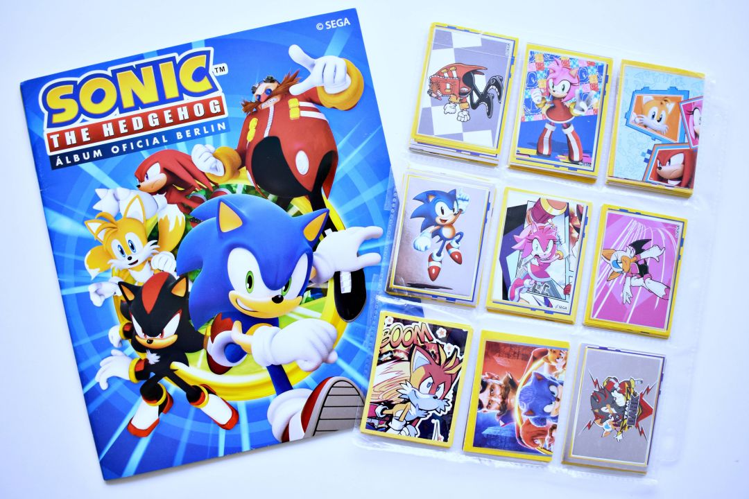 Sonic, The Hedgehog: Álbum Completo A Pegar - Álbum Físico
