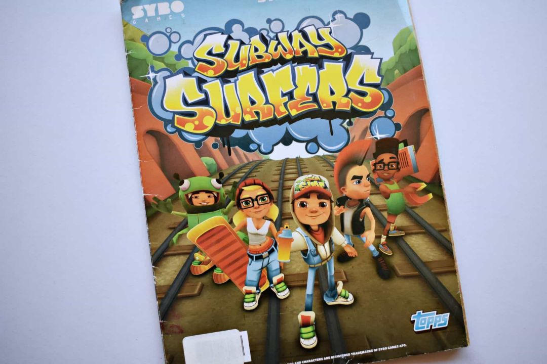 Subway Surfers (Topps, 2014): Faltan 13 Láminas - Álbum Físico